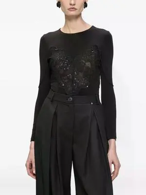 NISSA Lace Insert Bodysuit