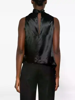 Erika Cavallini Brian Draped High-neck Top