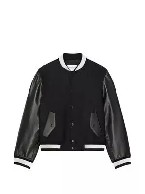 Givenchy Mix Material Blouson With Paris Patch