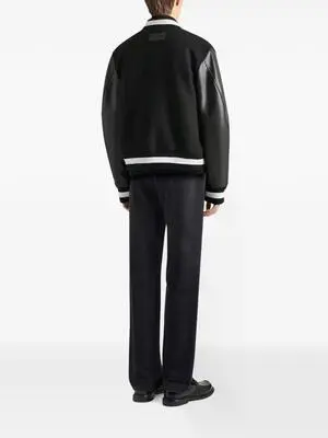 Givenchy Mix Material Blouson With Paris Patch