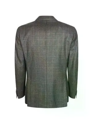 SANTANIELLO Prince Of Wales Check Blazer