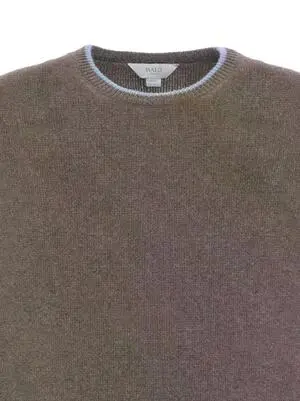 Malo Contrast-trim Crew-neck Sweater