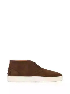 TOD'S Lace-up Suede Desert Boots