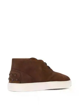TOD'S Lace-up Suede Desert Boots