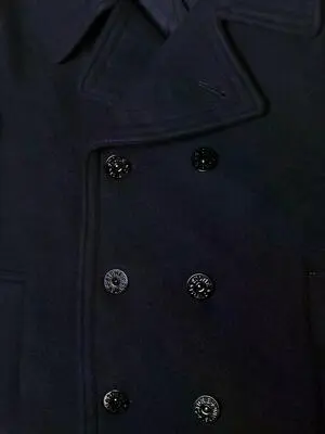 Stone Island Double-breasted Pea Coat