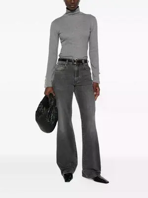 Fabiana Filippi Button-cuff Roll-neck T-shirt