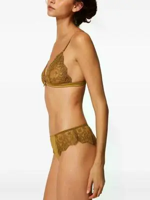 TWINSET Embroidered Tulle Bra
