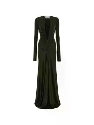 Victoria Beckham Aida Twisted Maxi Dress