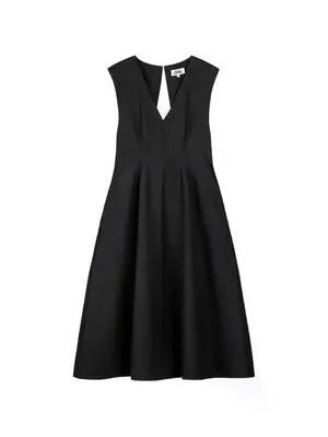 FUTURE CLASSICS Padded-shoulder Oval-back Midi Dress