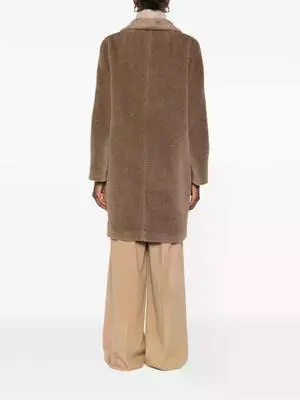 Max Mara Double-breasted Brushed Coat