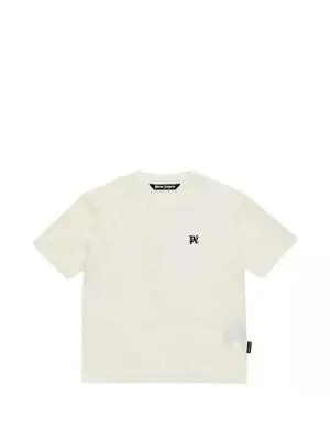 Palm Angels Crew-neck T-shirts - Neutrals