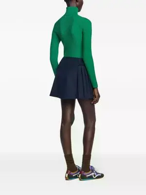 Sandro Wool Skort With Buttons