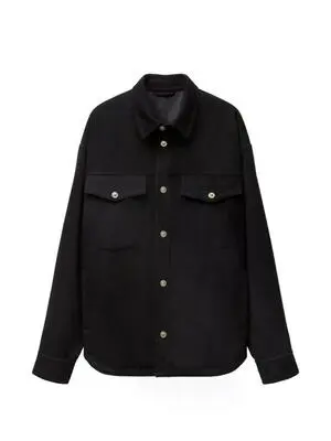 Versace Cashmere Blouson - Black