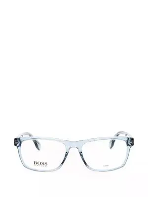 BOSS Rectangle-frame Glasses - Blue