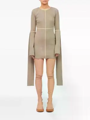 MAISON MARGIELA Exposed-seam Knitted Minidress