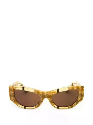 Burberry Check Cat-eye Sunglasses - Neutrals
