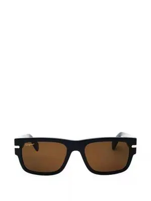 FERRAGAMO Rectangle-frame Sunglasses - Black