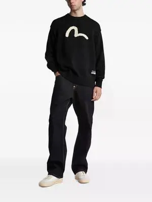 EVISU Seagull-intarsia Sweater