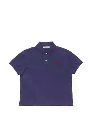 Acne Studios Logo Polo T-shirt - Blue
