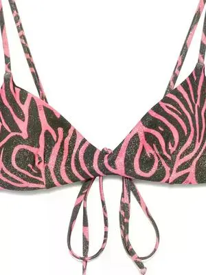 MATINEE Zebra-print Glitter Bikini