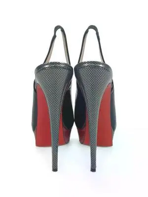 CHRISTIAN LOUBOUTIN Lady Peep Sling Platform Pumps