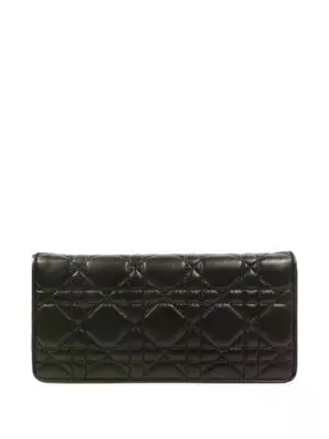 Dior Cannage Leather Wallet - Black