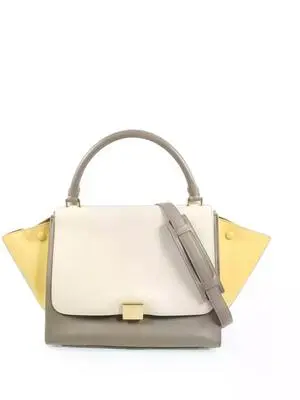 Celine Medium Trapeze Tote Bag - Grey