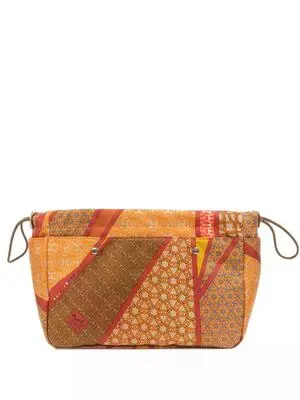 Hermès Fourbi 25 Silk Pouch - Orange