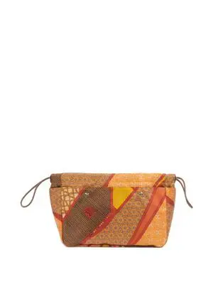 Hermès Fourbi 25 Silk Pouch - Orange