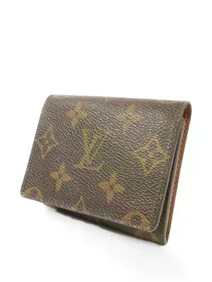 LOUIS VUITTON Monogram Card Case - Brown