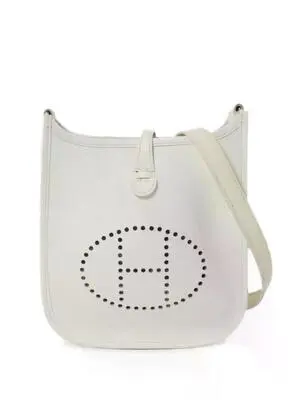 Hermès 2005 Evelyne Tpm Shoulder Bag - White