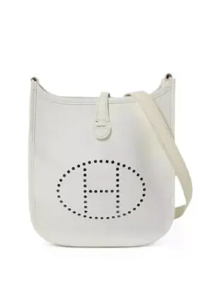 Hermès 2005 Evelyne Tpm Shoulder Bag - White