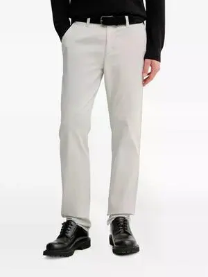 Marc O'polo Logo-embroidered Chino Trousers - Neutrals
