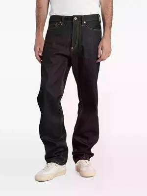 EVISU Seagull-print Jeans - Black