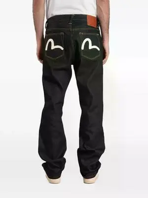 EVISU Seagull-print Jeans