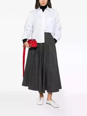 BY MALENE BIRGER Eden Pleated A-line Midi Skirt