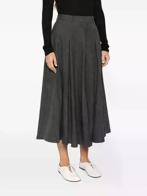BY MALENE BIRGER Eden Pleated A-line Midi Skirt