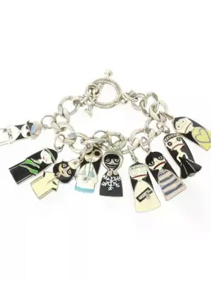 Marc Jacobs Miss Marc Enamel Charm Bracelet