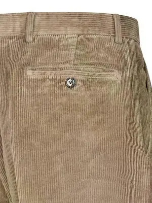 CELLAR DOOR Pleated Corduroy Trousers