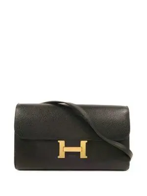 Hermès Constance To Go Leather Shoulder Bag - Black
