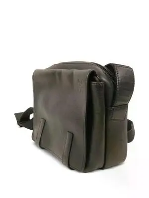 Loewe Xs Military Messenger Shoulder Bag - Black