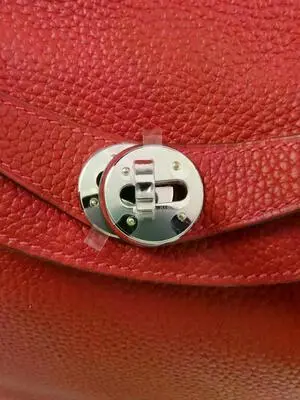 Hermès Lindy 26 Leather Tote Bag - Red