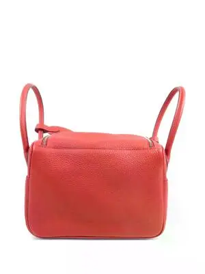 Hermès Lindy 26 Leather Tote Bag - Red