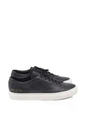 COMMON PROJECTS Achilles Low Grained Sneakers - Black
