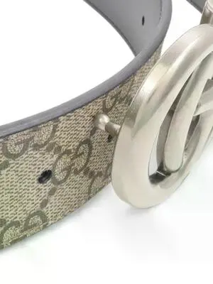 Gucci Gg Supreme Reversible G Buckle Belt