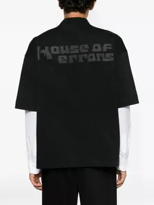 HOUSE OF ERRORS Graphic-print High-neck T-shirt