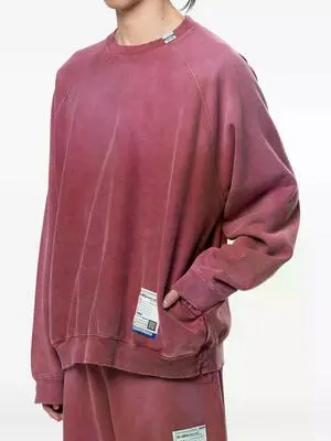 Mihara Yasuhiro Sun Faded Like Distressed Sweatshirt