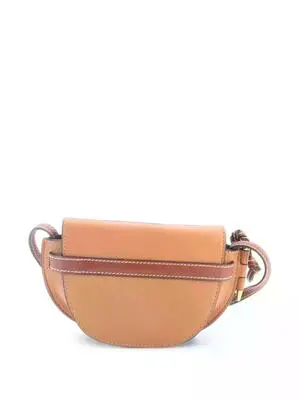 Loewe Gate Shoulder Bag Leather Mini Crossbody Bag - Brown