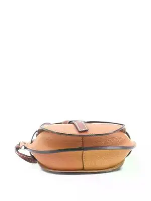 Loewe Gate Shoulder Bag Leather Mini Crossbody Bag - Brown