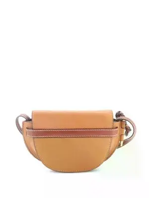 Loewe Gate Shoulder Bag Leather Mini Crossbody Bag - Brown